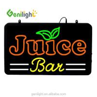 China GLT-LSN5633-016 Juice Bar Neon Advertising Window Sign with 5mm or 8mm LED Light Source for sale