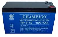 China Champion12V7AH AGM battery 12V 7AH UPS battery manufacture for sale