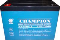 China Champion 12V100AH AGM battery 12V110AH Lead Acid battery 12V120AH UPS battery manufacture for sale