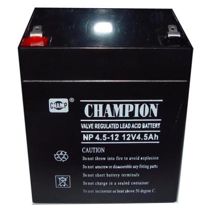 China Champion AGM battery 12V4.5AH Lead Acid battery 12V4.5AH Storage battery manufacture for sale