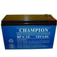 China Champion AGM battery 12V9AH Lead Acid battery 12V8AH emergency lighting battery for sale
