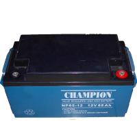 China Champion AGM battery 12V65AH Lead Acid battery 12V65AH VRLA UPS battery manufacture for sale