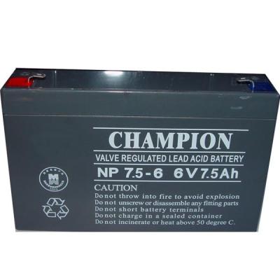 China Champion Lead Acid Battery 6V10AH Toy battery 6V12AH storage emergency lighting battery for sale