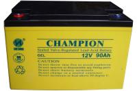China Champion 12V100AH GEL battery 12V 90AH Solar battery Lead Acid battery manufacture for sale