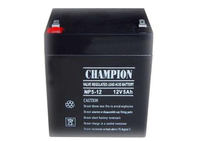 China China Champion Battery  12V5Ah NP5-12 Lead Acid AGM Battery VRLA Battery, SLA Battery for sale