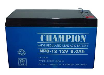 China China Champion Battery  12V8Ah NP8-12 Lead Acid AGM Battery VRLA Battery, SLA Battery for sale