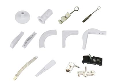 China FTTH Accessories Fiber Optic Drop Cable Clips 100pcs Pack for Indoor Outdoor Installation for sale