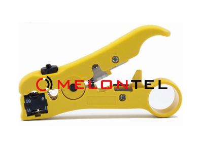 China Yellow RG7 Coaxial Cable Stripper for UTP STP CAT5 RG59 RG6 RG11 Round Cable for sale