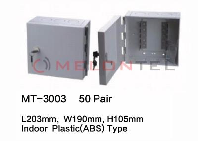 China 50 Pair Plastic Krone Telephone Junction Box for Telecom Distribution for sale