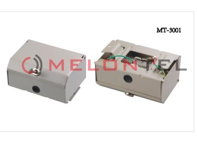 China 10 20 Pair Telephone Network Distribution Box SPCC Material With Stainless Steel Rails for sale