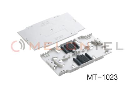 China ABS FTTH Fiber Optic Splice Tray 6 12 24 Cores for CATV Networks for sale