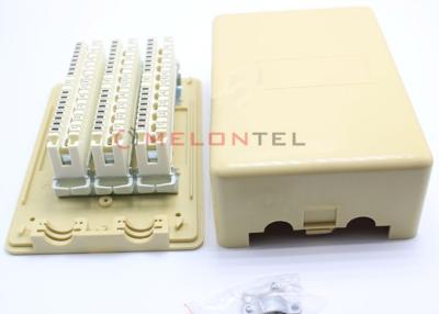 China ABS Material Telephone Krone Junction Box 30 Pair With High Band Modules for sale