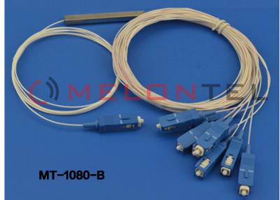 China SC 1x8 Fiber Optical Power Splitter Module 55dB Low Insertion Loss for CATV for sale