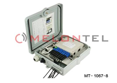 China SMC Material 8 Core Fiber Optic Termination Box , Indoor Fiber Optic Junction Box for sale