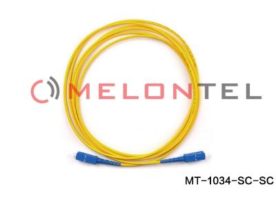 China Single Mode SC to SC Optical Fiber Patch Cord Jumper for sale