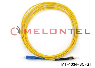 China Single Mode SC to ST Optical Fiber Patch Cord Jumper for sale