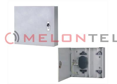 China 12 24 48 core indoor Wall mount ODF fiber optic cabinet termination box for sale