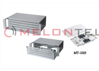China 48 96 Pore FC Rack Mount Patch Panel Fiber Optic ODF with Splicing Tray for sale