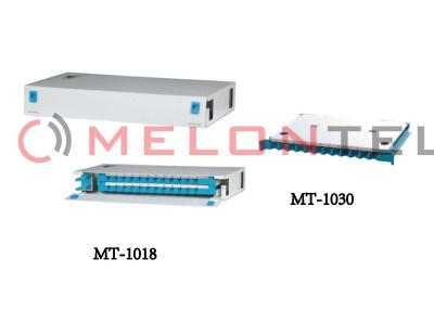 China 24 Port Fiber Optic Distribution Panel Termination Frame Vandal Resistant 19 Inch for sale