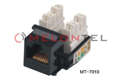 China Black Surface Mount Cat6 RJ45 Keystone Jack Punch Down Stand 1 Port for sale