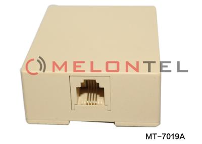 China Telephone Surface Mount Outlet Box Filled With Gel , Plastic Wall Mount RJ11 Box for sale