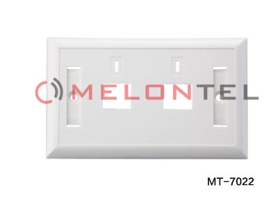 China 1 2 3 4 port face plate 115 type face plate , RJ45 Face Plate Network Wall Outlet socket for sale