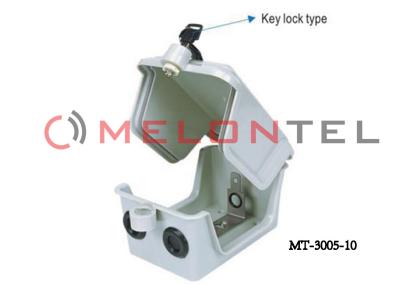 China 10 Pair Telephone Distribution Box Weatherproof Wall Mount Telecom Enclosure for sale