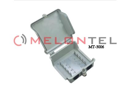 China 50 Pair Network Wall Mounted Distribution Box Key Lock Screw Lock Telecom Enclosure for sale