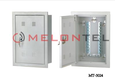 China 100 Pair Precision Network Distribution Box Enclosure 0.9mm 1.2mm Thickness for sale