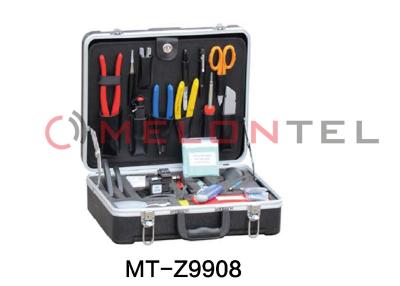 China MT-Z9908 Telecom Hand Tools , Universal Fiber Optic Splicing Tool Kit With Emergency Lamp for sale