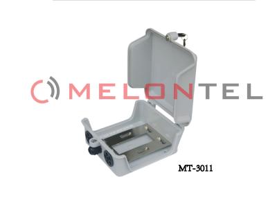 China 10 Pair Outdoor Telephone Distribution Box Over Voltage Over Current Protection IP65 for sale