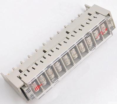 China Environmental Protection Krone Module 10 Pair 3 Pole Arrester Magazine for sale