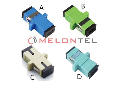 China SC/APC to SC/APC Simplex Singlemode Fiber Optic Adapter，Fiber Optic Adapter for sale