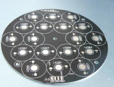 China Customized 2 layer aluminum pcb for Dance lighting DC 12V LED module flashing for sale