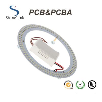 China 1.6mm Aluminum PCB assembly for LED lighting with lead-free HASL for sale