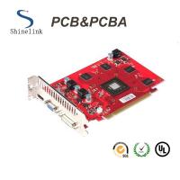China 2.0mm Gold finger oem circuit boards pcba pcb assembly with Red soldermask for sale