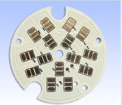 China 1.5mm 28W  round led circuit board with lens for XPE led street light for sale