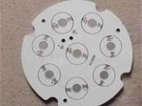 China Single sided Round LED circuit board  metal core printed circuit lead free HASL for sale