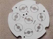 China Single sided Round LED circuit board  metal core printed circuit lead free HASL for sale