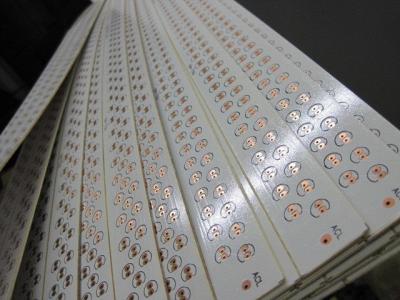 China Waterproof  aluminum printed circuit boards 300 x 12mm length with led assembly for sale