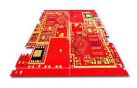China 8 layer Heavy copper pcb Red soldermask with 5oz copper thickness for sale