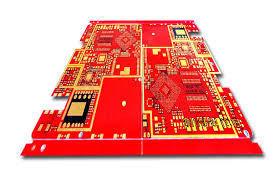 China 8 layer Heavy copper pcb Red soldermask with 5oz copper thickness for sale