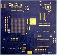 China Multilayer PCB HDI Differential impedance with Blue soldermask for sale