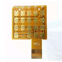 China Yellow Soldermask Flexible PCB Prototype FR4 Stiffener Touch FPCB Polyimide Panel for sale