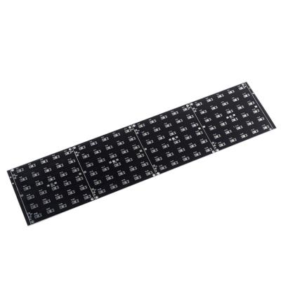 China Customized LED PCB Assembly Plant Growing Light RGB LED PCBA Black Soldermask for sale