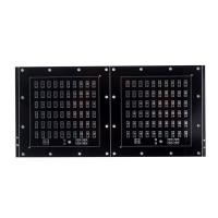 China Customized LED PCB Assembly Plant Growing Light RGB LED PCBA Black Soldermask for sale