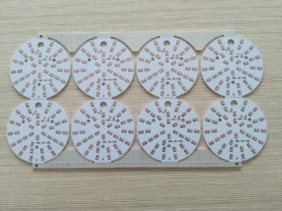 China Quick Heat LED PCB Assembly Board 1-6OZ 1 Layer Copper Base 2-3.6mm Thickness for sale
