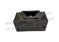 China Heavy Truck Rear Engine Mount Bracket NR Rubber Material OEM Service for sale