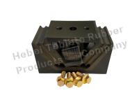 China Heavy Truck Rear Engine Mount Bracket NR Rubber Material OEM Service for sale