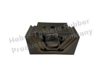China Heavy Truck Rear Engine Mount Bracket NR Rubber Material OEM Service for sale